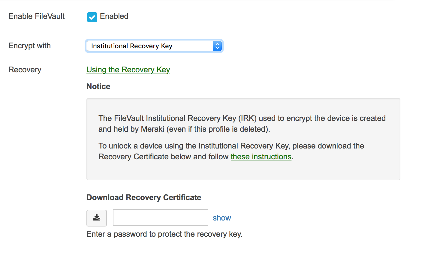 Creating Institutional & Personal Recovery Keys for Filevault - The ...