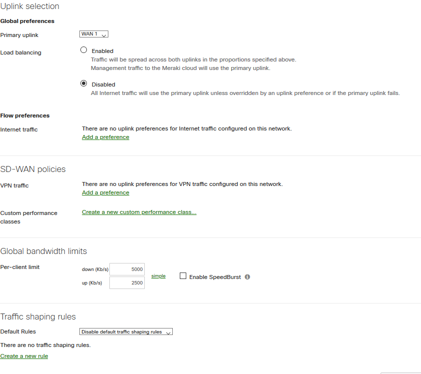 Traffic Shaping The Meraki Community