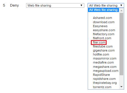 Solved: Firewall rules - Layer 7 - Web file sharing - The Meraki Community
