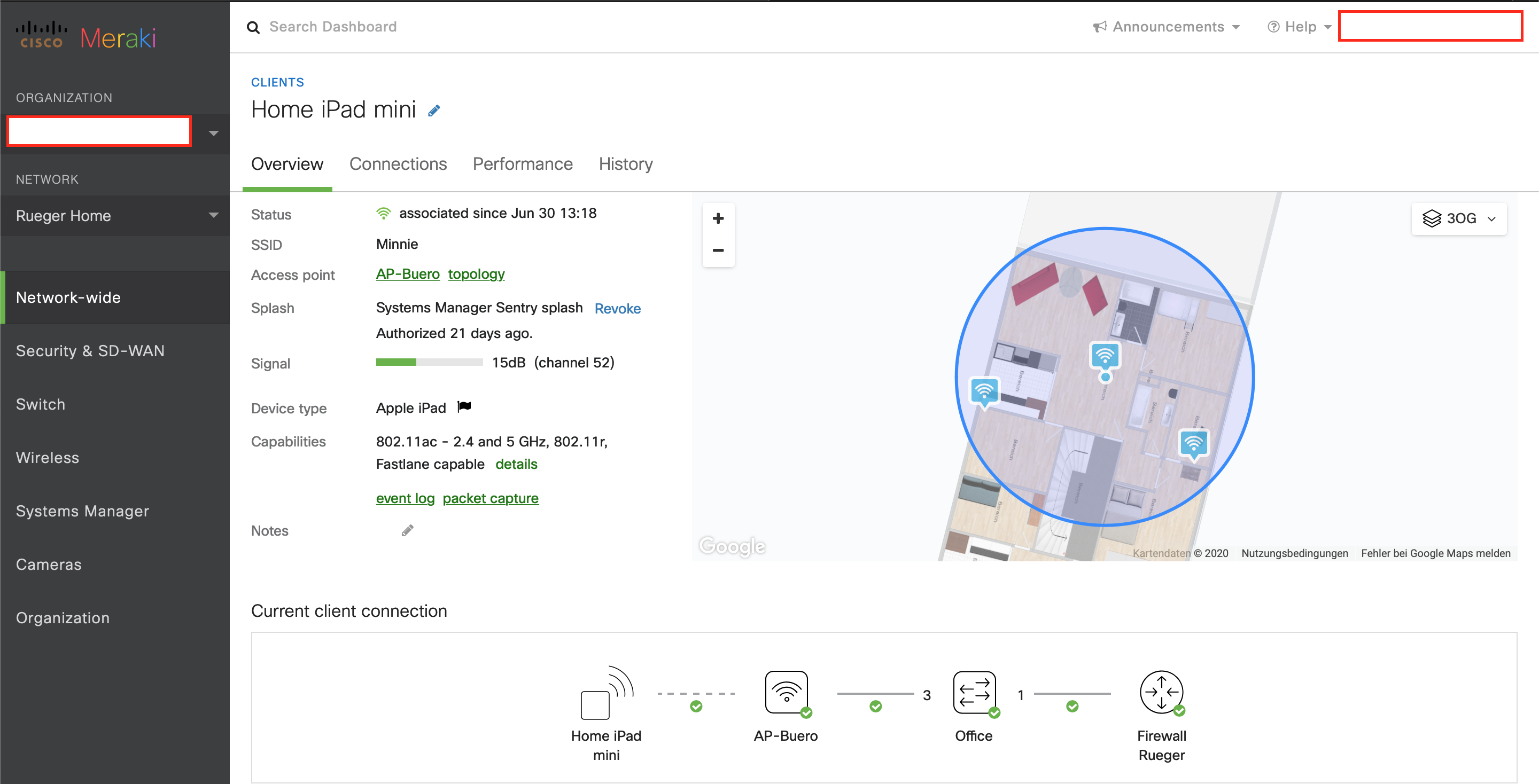 Client Location tracking. - The Meraki Community