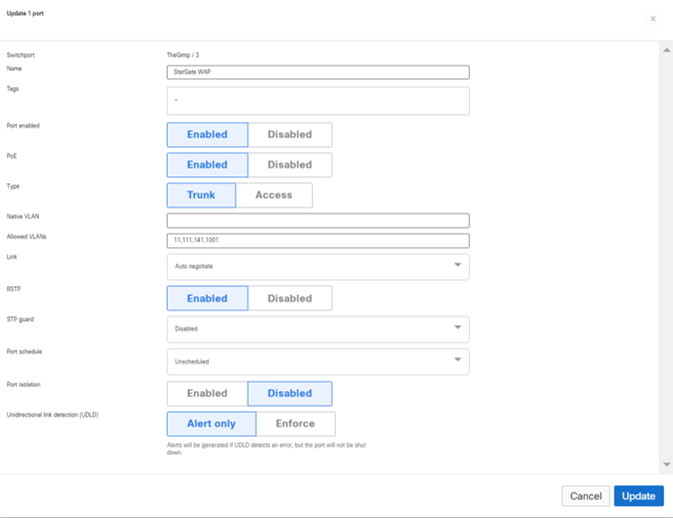 Solved: Best practices for native VLAN configuration - The Meraki Community
