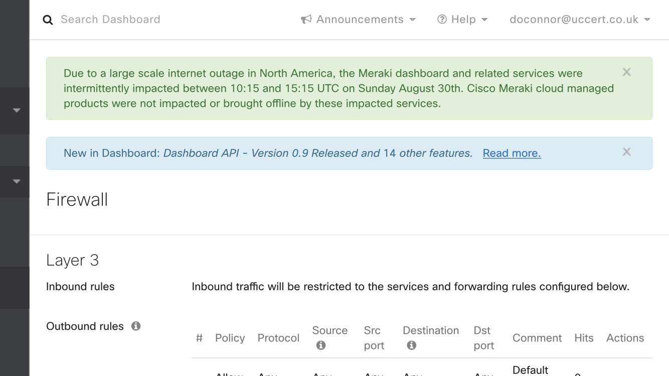 Re: Inbound Rule to entire inside subnet - The Meraki Community