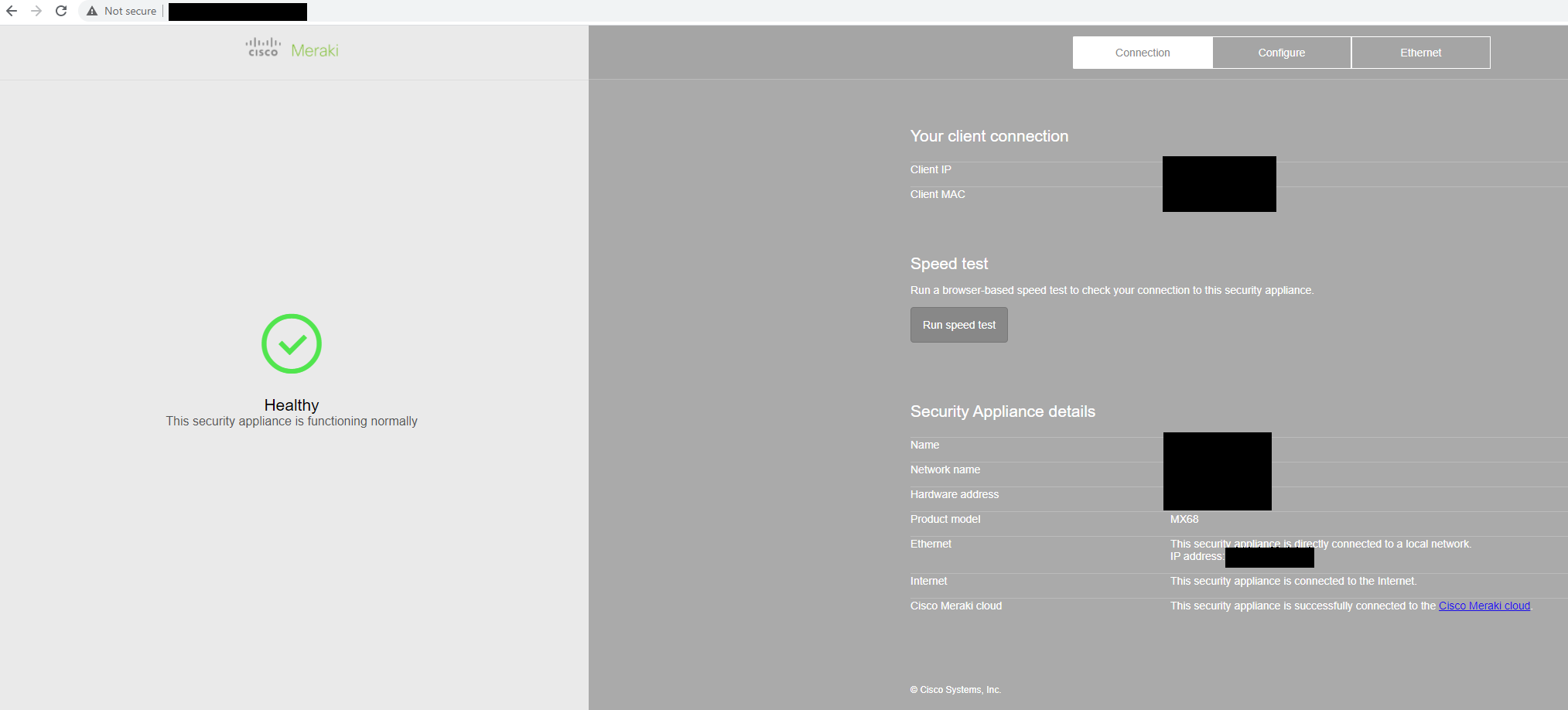 Solved: Default gateway, and meraki landing page - The Meraki Community