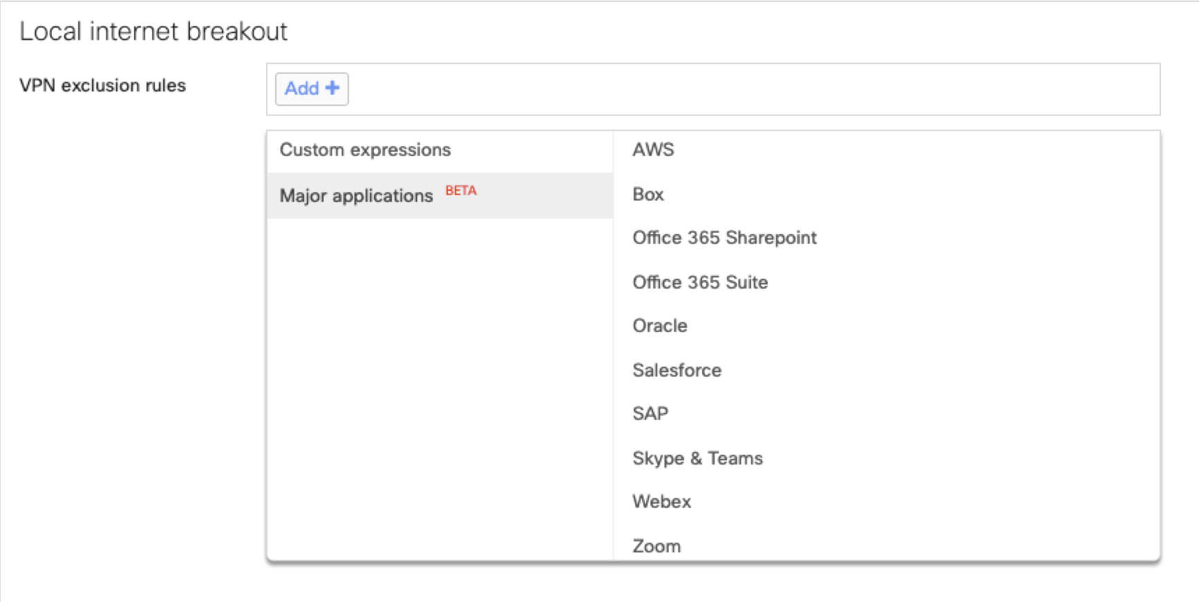 Application-based local Internet breakout - The Meraki Community
