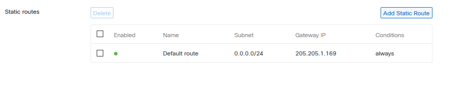Default route on mx - The Meraki Community