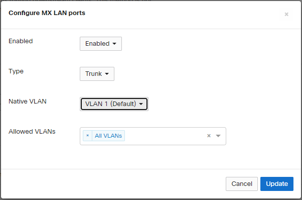 Solved: Connect a MX250 HA to a MS425 Stack - The Meraki Community