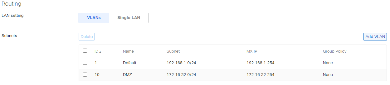 Create a DMZ on Cisco Meraki MX65 - Telephony Server - The Meraki Community