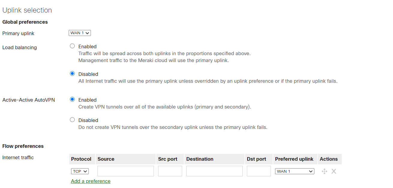 Policy Routing The Meraki Community