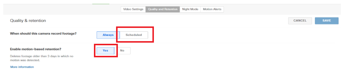Solved: Export motion only - The Meraki Community