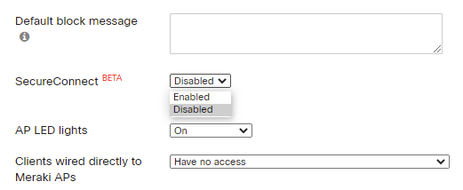 SecureConnect - The Meraki Community