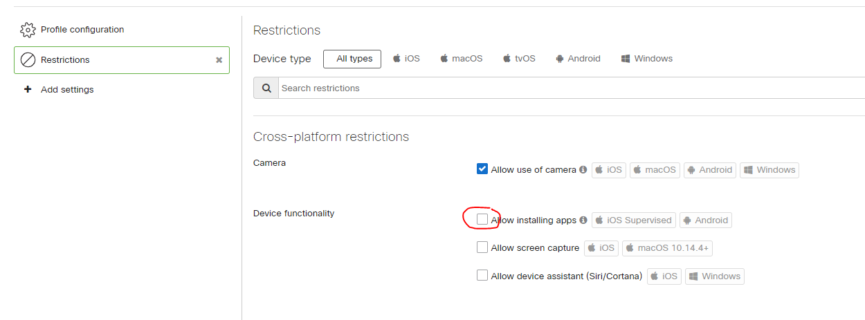 Solved: Blocking apps android devices - The Meraki Community