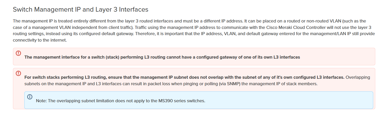 Solved: L3 Switching and the Native VLAN - The Meraki Community