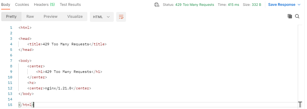 Solved: Please tell me how to solve '429 - Too many requests'. - The ...