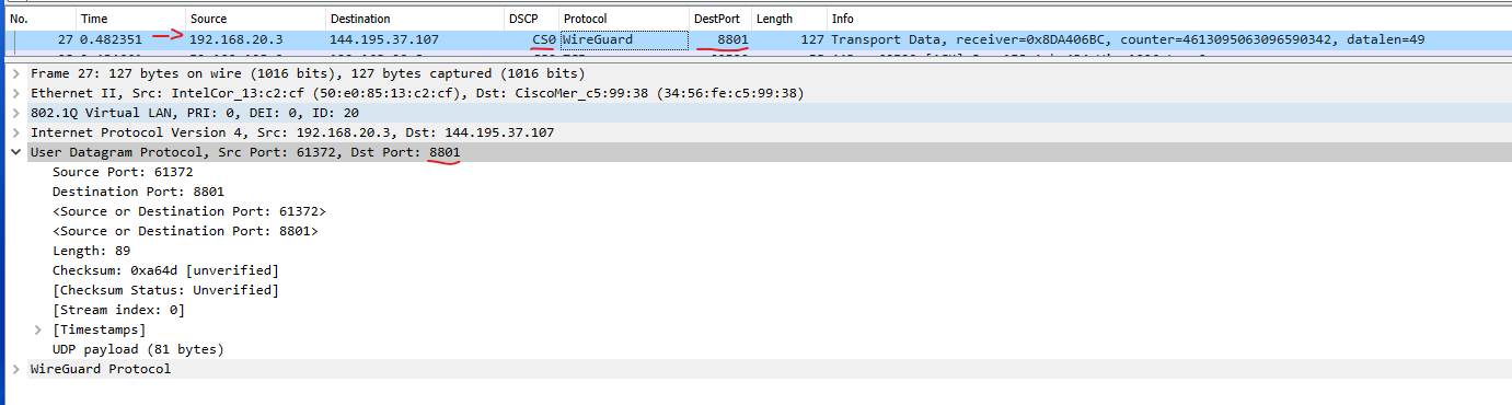 Solved: MX QOS Wireshark Traffic Analysis - The Meraki Community