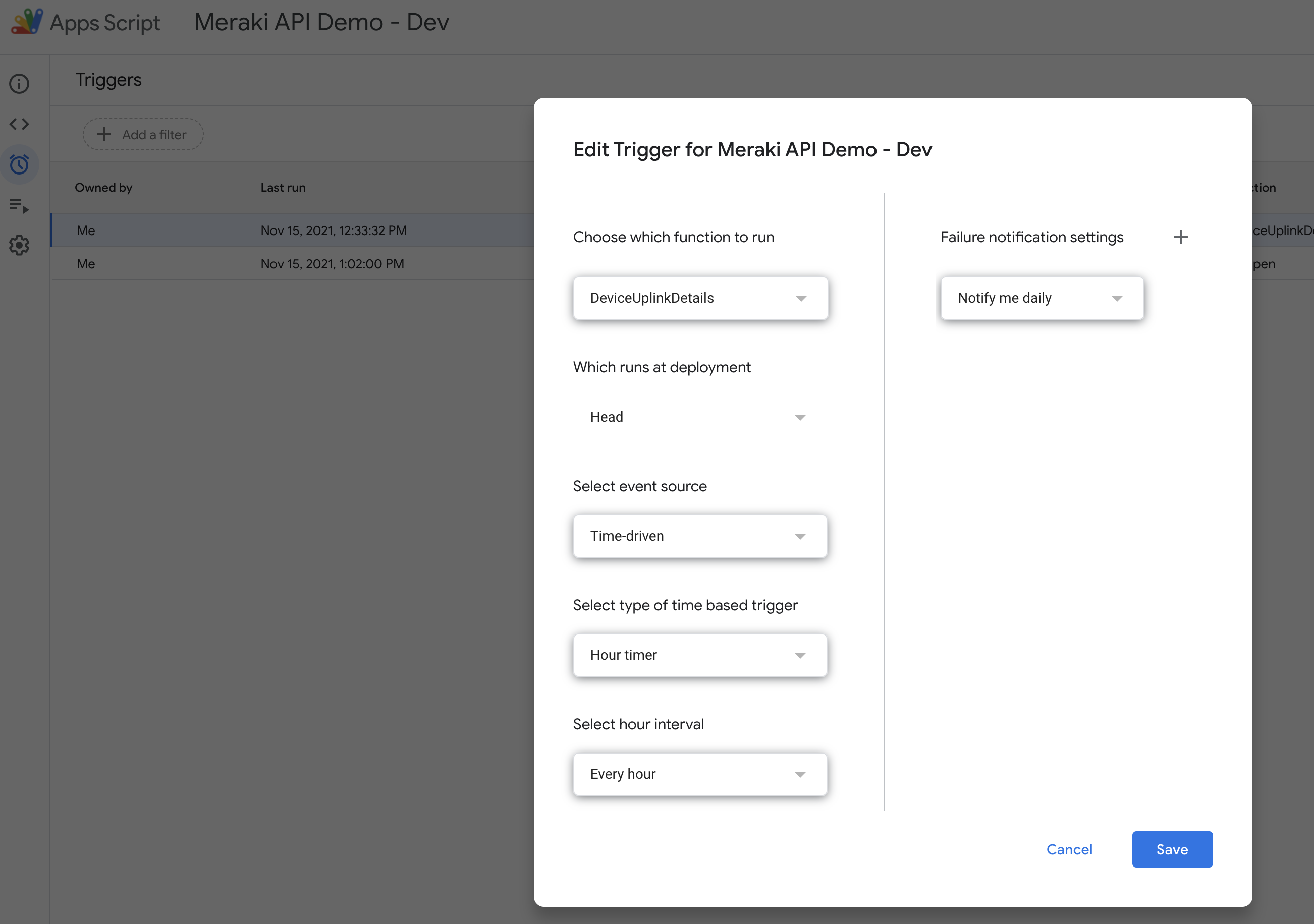 Meraki Dashboard Reports with Google Sheets - The Meraki Community