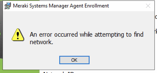 Solved: SM client install fails with "An error occurred while ...