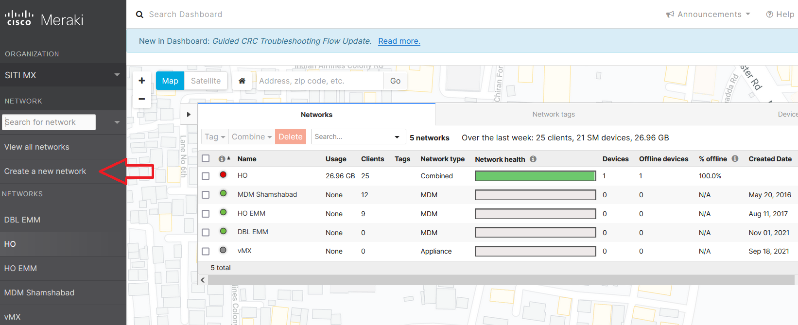 Meraki Dashboard Cloud Networking Dashboard | Cloud Network Monitoring