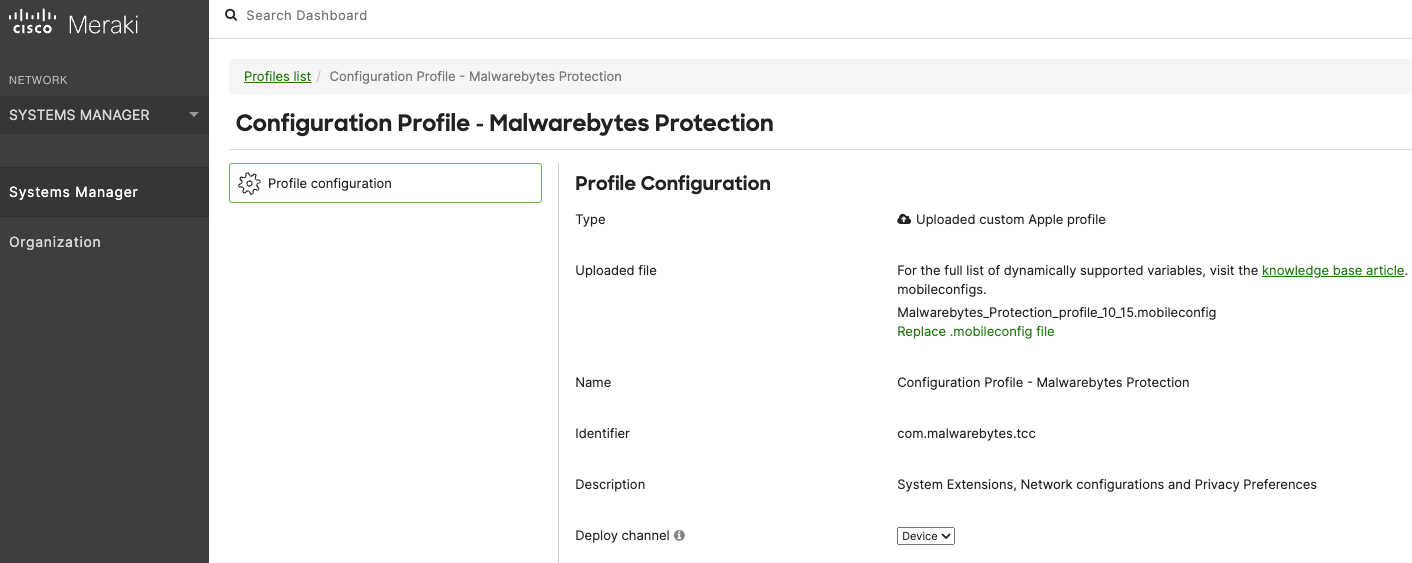 Solved Issues Deploying Malwarebytes To Macos Via Meraki Systems