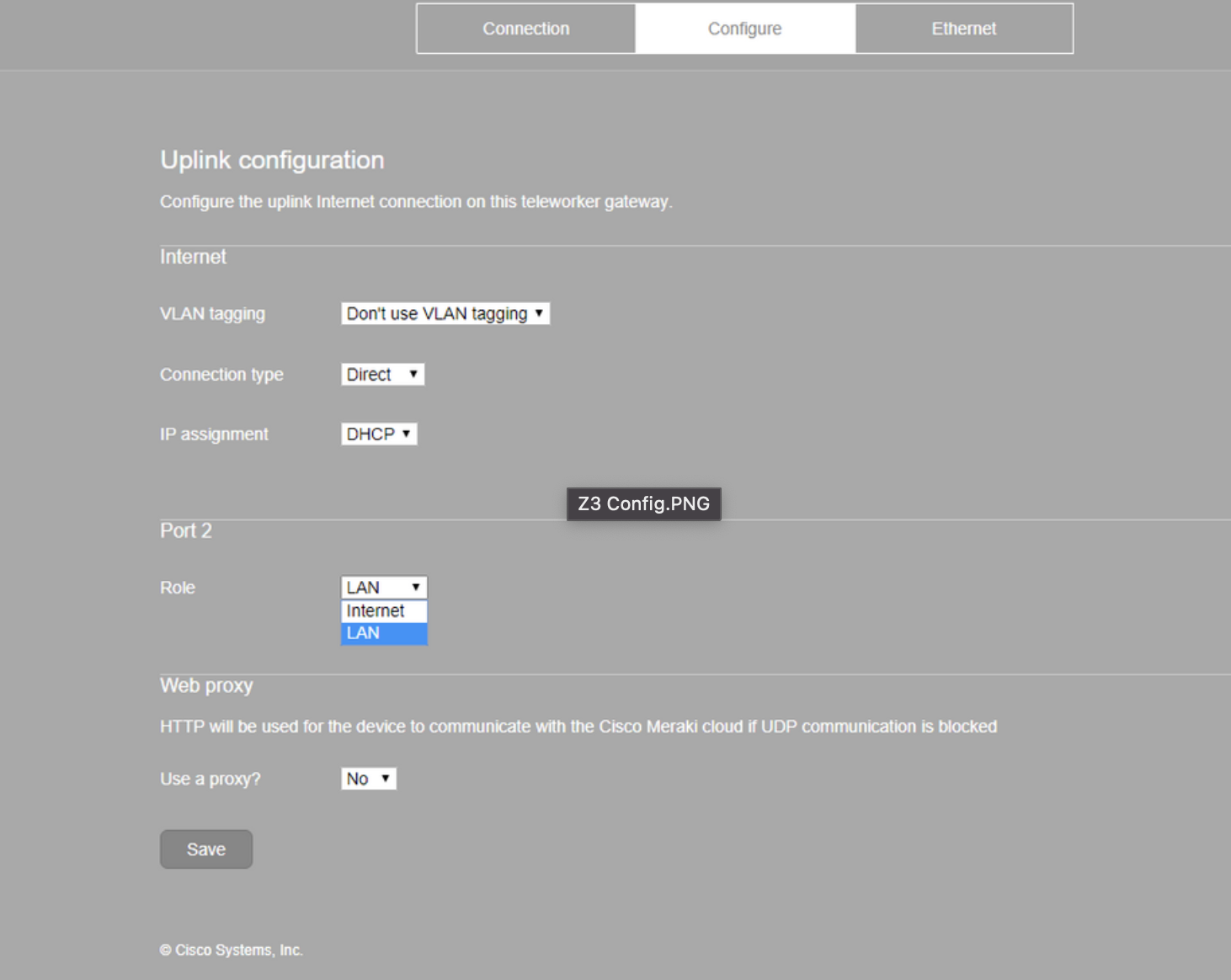 Solved: Converting LAN port 4 on Z3 to Internet port - The Meraki Community