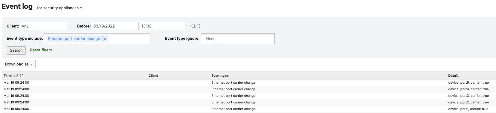 Solved: Interesting MX84 issue w/port flapping, AnyConnect related? - The Meraki Community