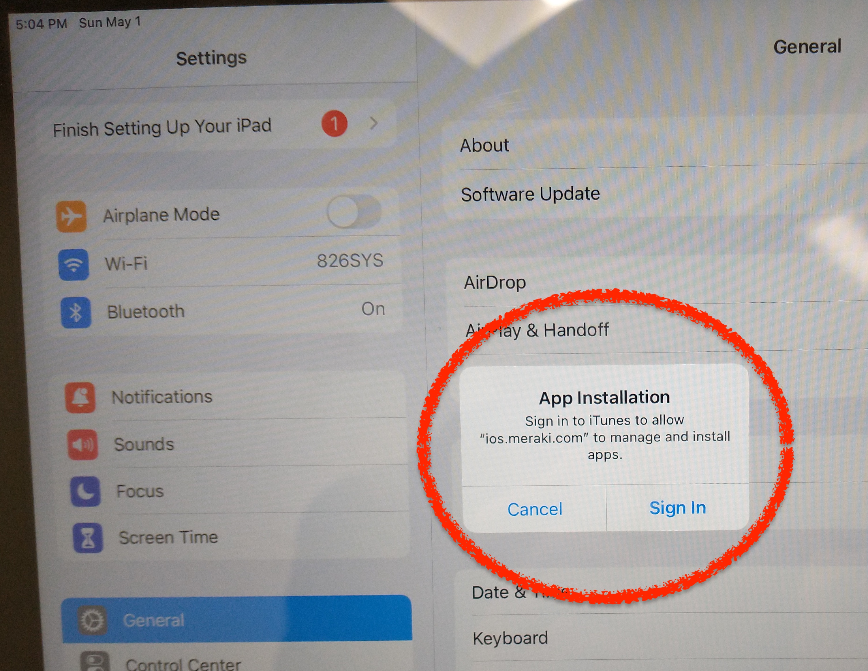 Newly Enrolled Ios Device Via Apple Dep Keeps Prompting Sign In To Itunes The Meraki 