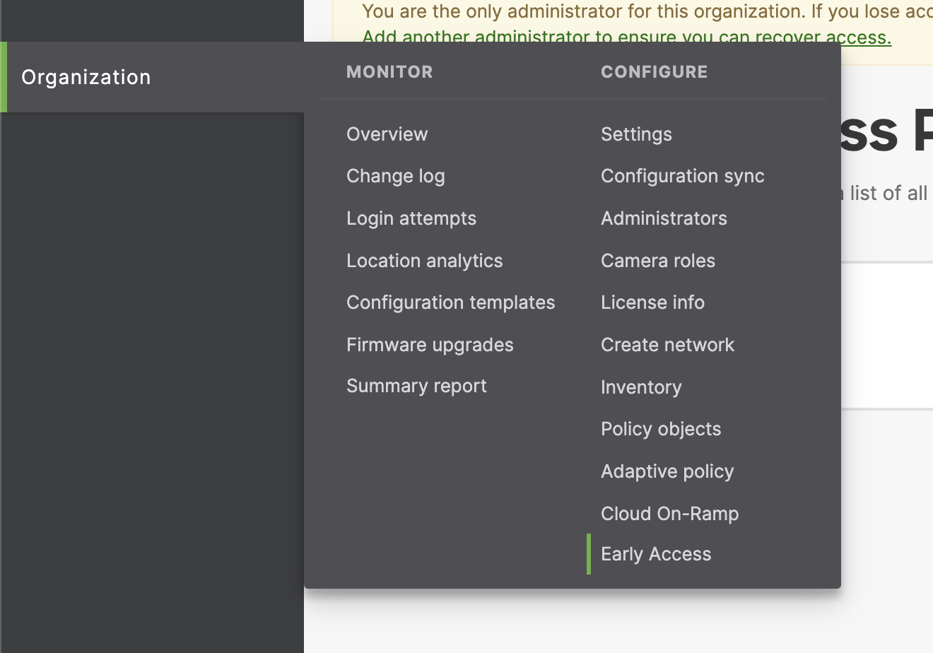 Dashboard View Update - How to roll back to old version? - The Meraki ...