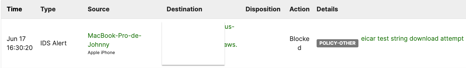 Testing IDS/IPS on Meraki MX - The Meraki Community