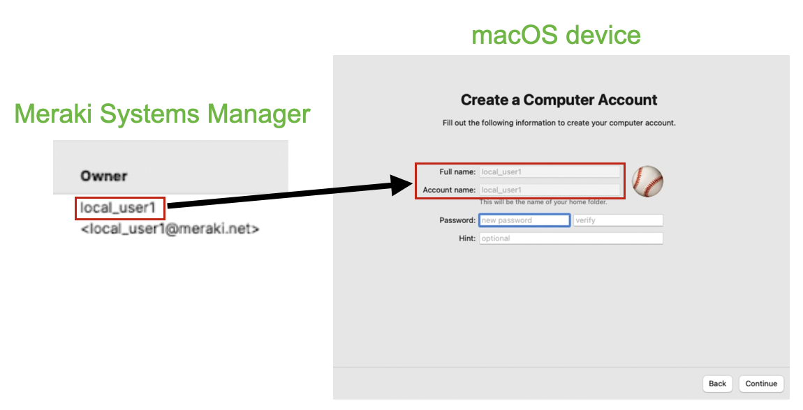 New features for macOS device deployments (account configurations ...