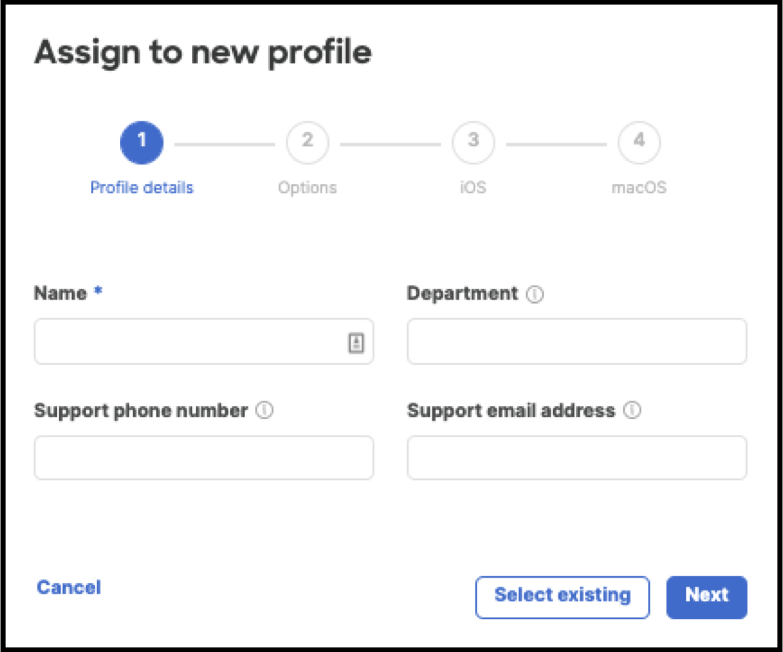 New features for macOS device deployments (account configurations ...