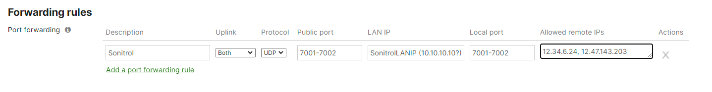 Solved Port Forwarding The Meraki Community