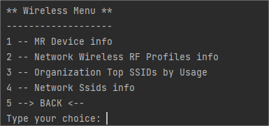 Python Script - Meraki Basic TroubleshootingV3 (interactrive/output csv ...