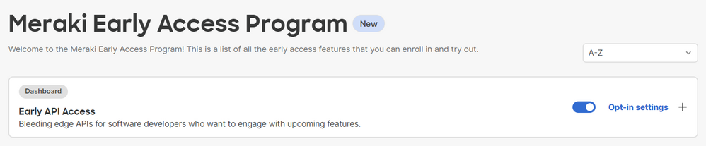 [UPDATED] Beta testing with the Meraki Developer Early Access program ...
