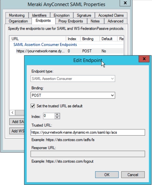 Meraki Anyconnect Adfs Onprem Saml Authentication Guide The Meraki