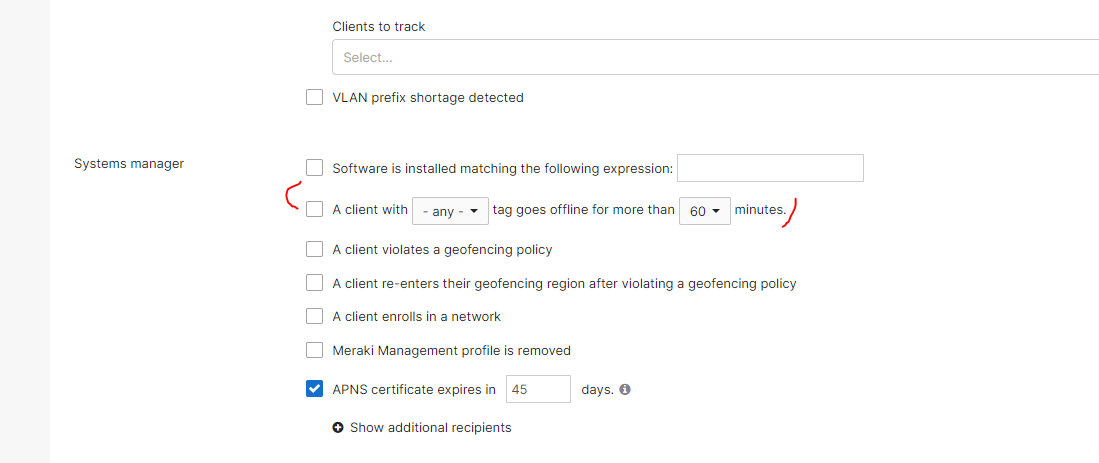 Solved: Alerts for Disconnected Devices - The Meraki Community