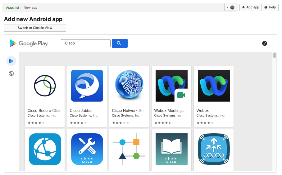 SM - New Android 'Add App' interface and new Android Web Apps support ...