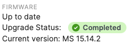 New! MS Firmware Upgrade Status - The Meraki Community