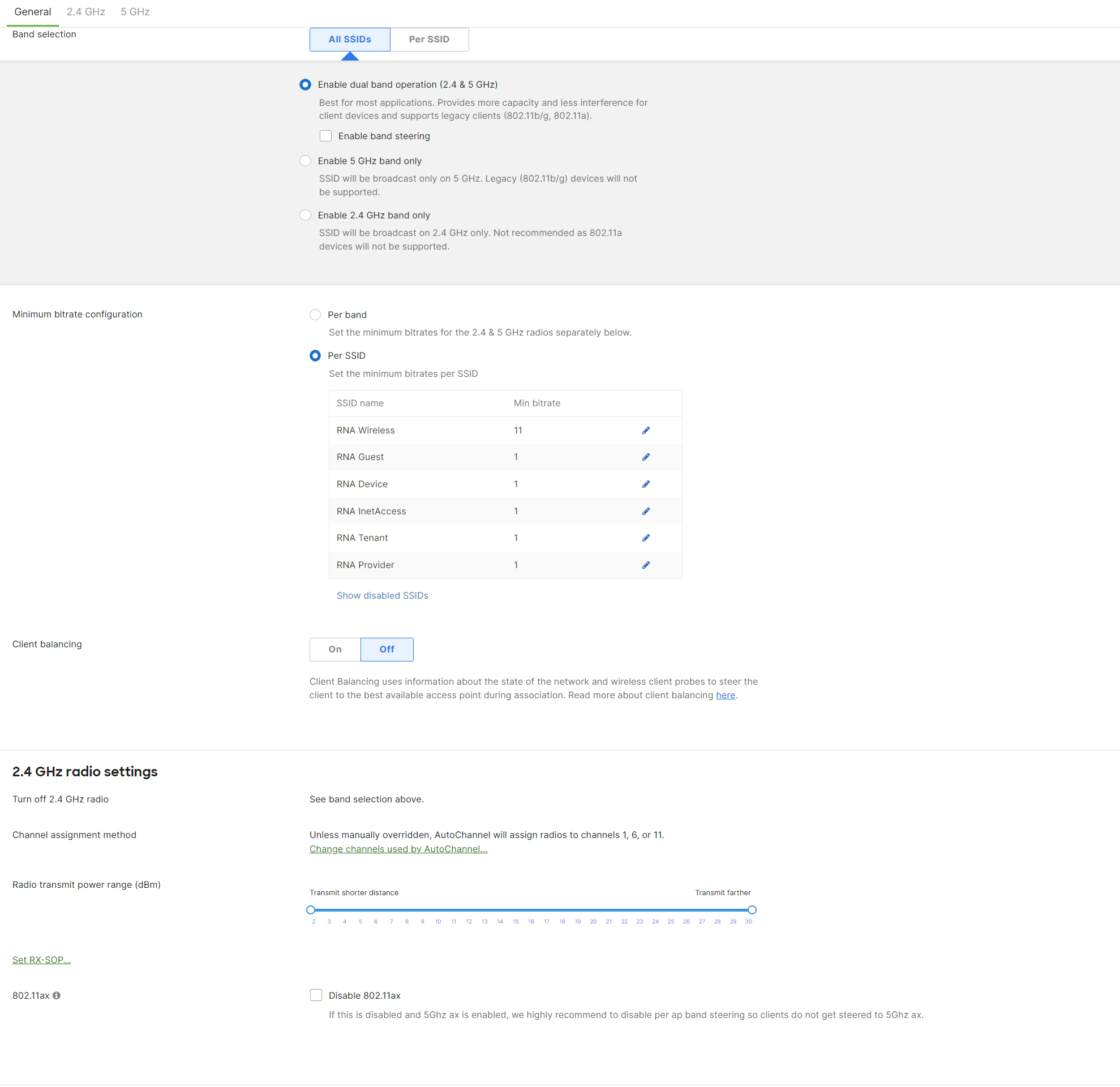 Manual Channel Assignments Return to Channel 6 - The Meraki Community