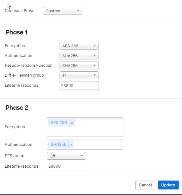 Non-Meraki VPN negotiation msg: FIPS mode disabled - The Meraki Community