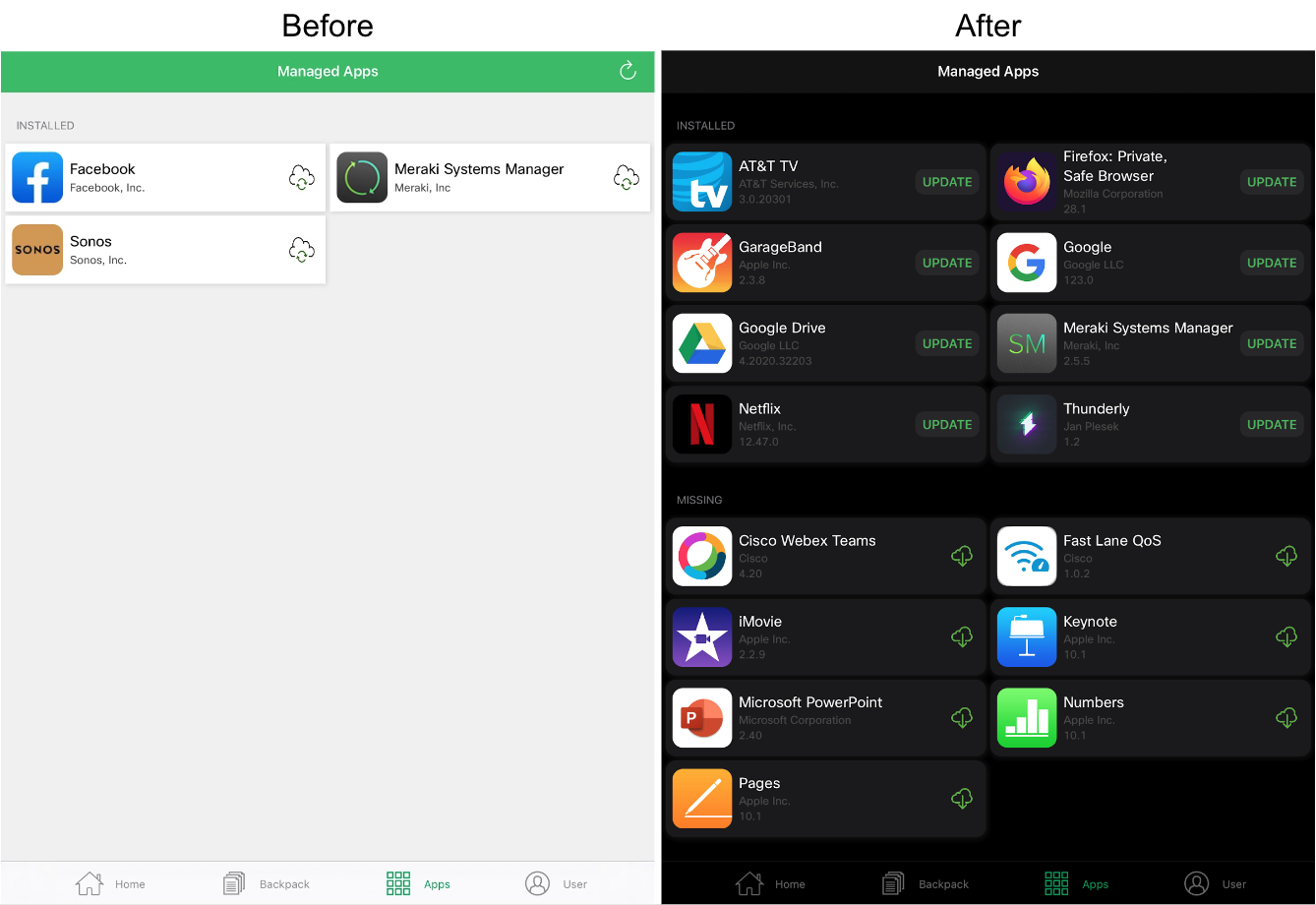 New iOS/iPadOS SM MDM app update (v2.6.2) - Darkmode, homescreen ...