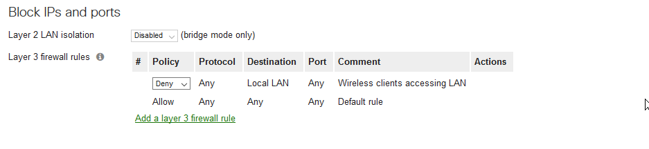 Guest network allowed to ping local workstations? - The Meraki Community