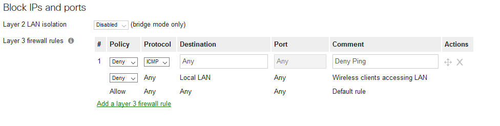Guest network allowed to ping local workstations? - The Meraki Community