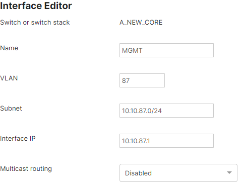 Solved: How to change Management vlan - The Meraki Community