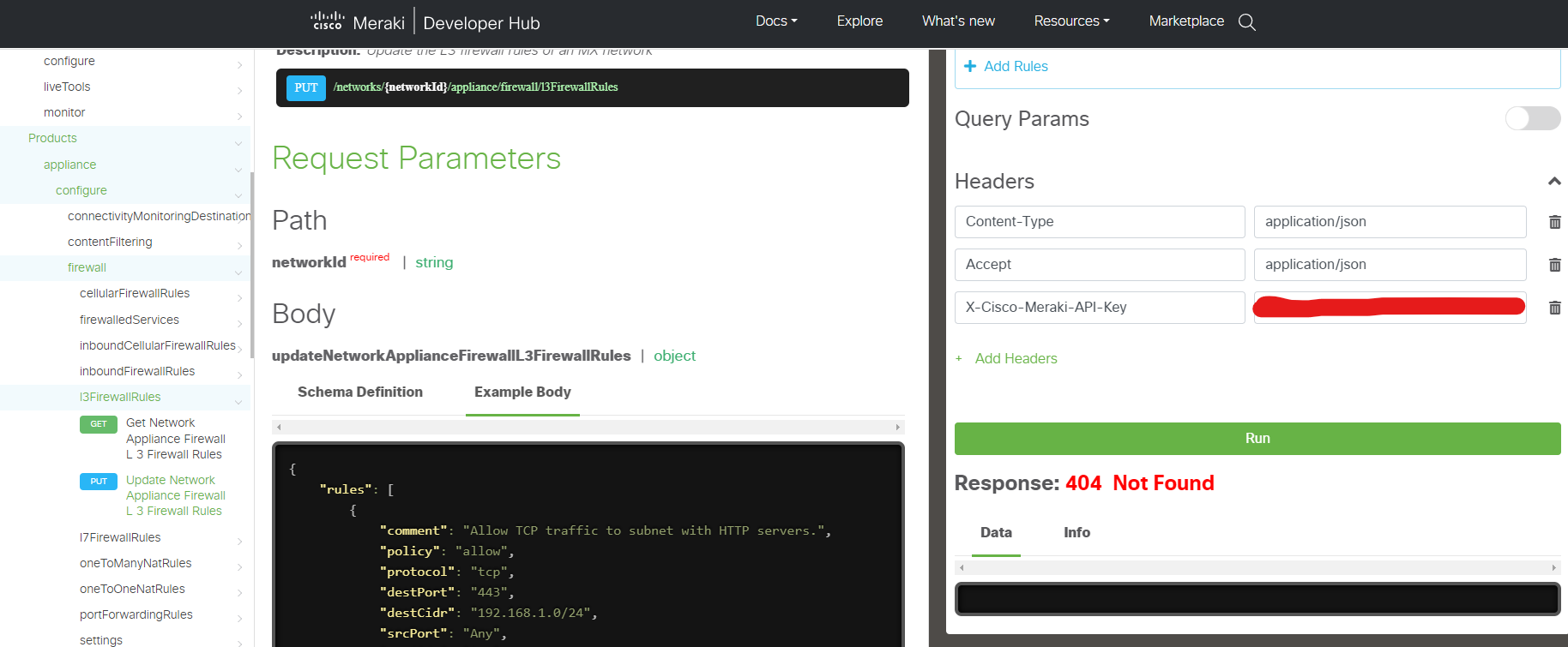 Solved: correct endpoint for firewall rules? - The Meraki Community