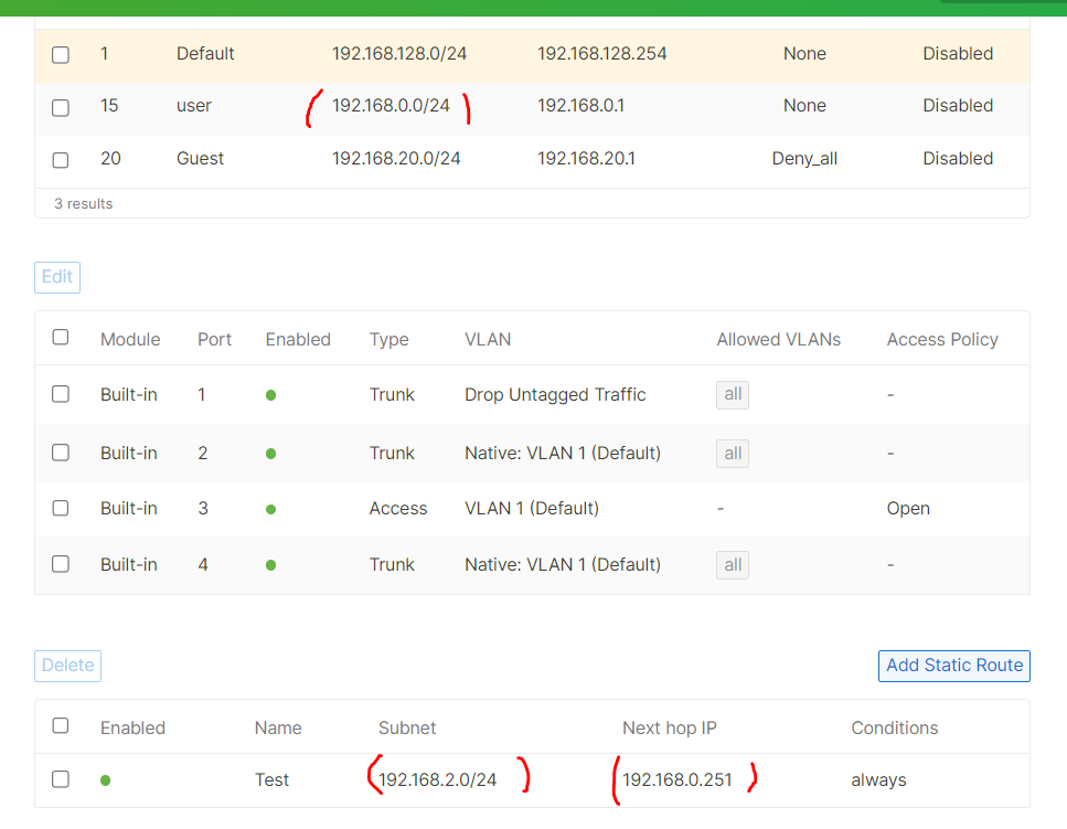Solved: Vlan overlaps with static route - The Meraki Community