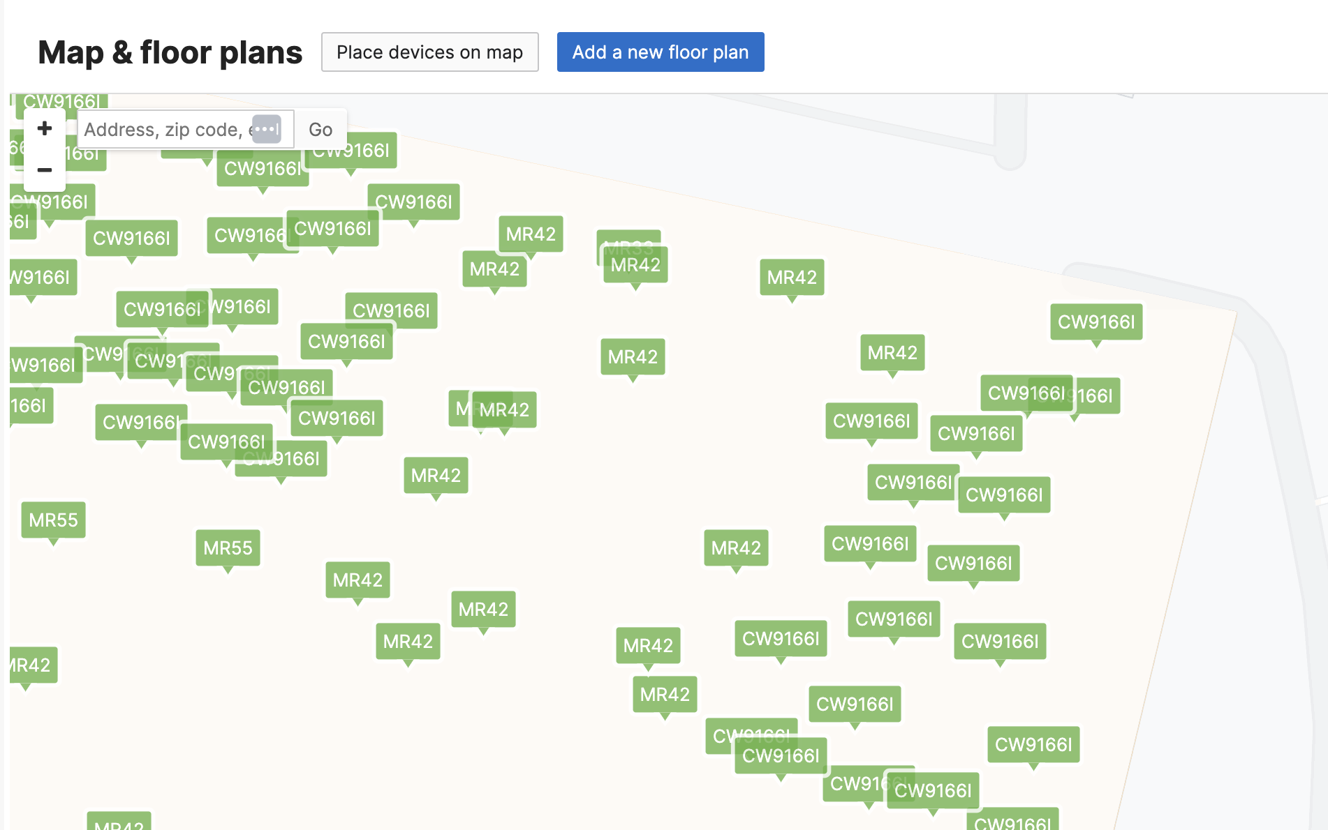 Solved: Re: Map & floor plans not working properly with CW9166 - The ...