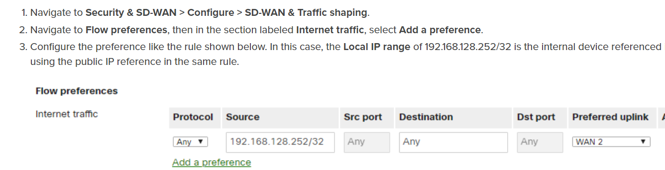 WAN IP's - The Meraki Community