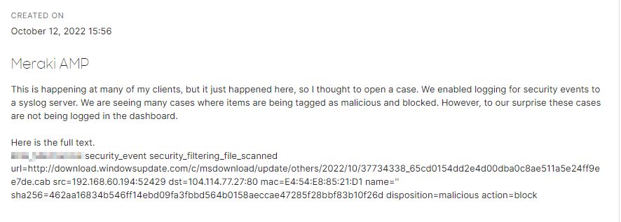 MX Malware Blocking - The Meraki Community