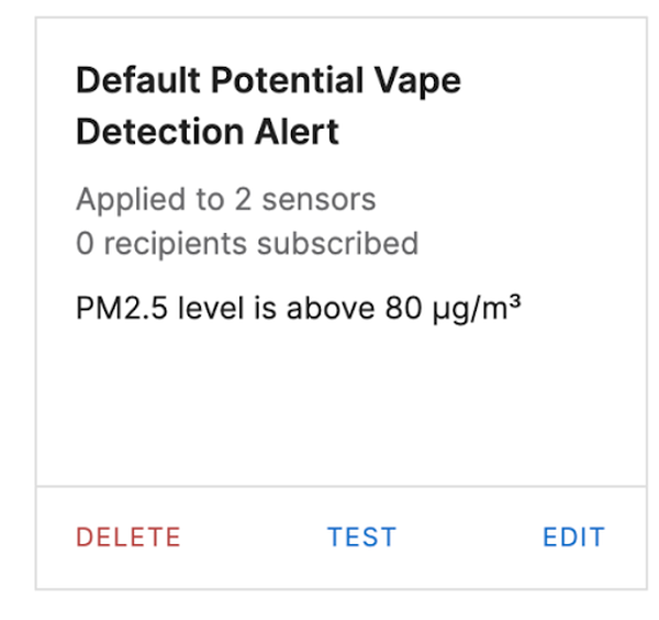 Available Now: High Sampling Mode for Vape Detection! - The Meraki ...