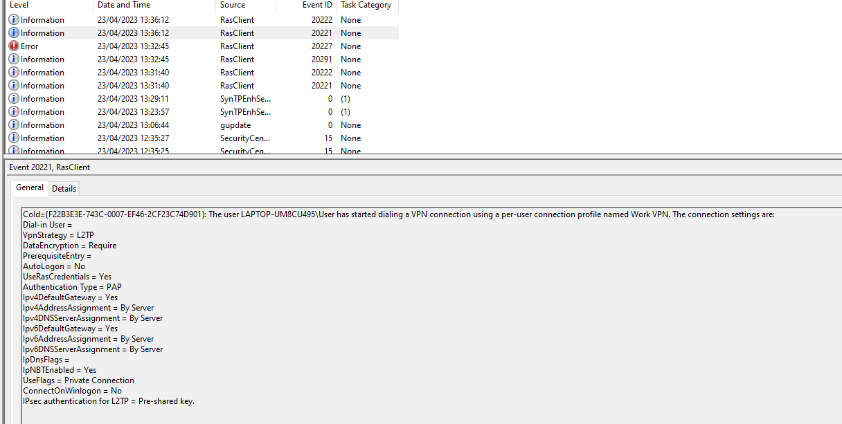 Re Unable To Connect To Meraki Client Vpn The Meraki Community