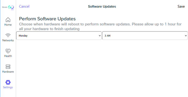 v2.84 - Firmware Update Controls? - The Meraki Community